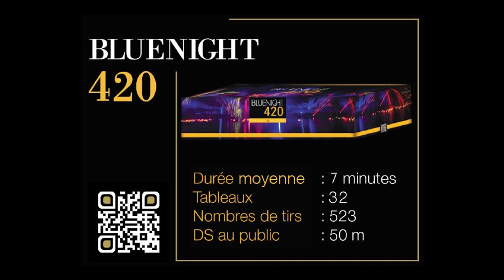 BLUENIGHT 420 - 2B Événements Ciel